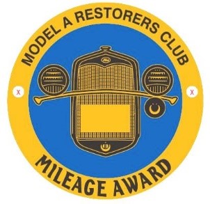 2022 Mileage Awards - Ford Model A Restorers Club