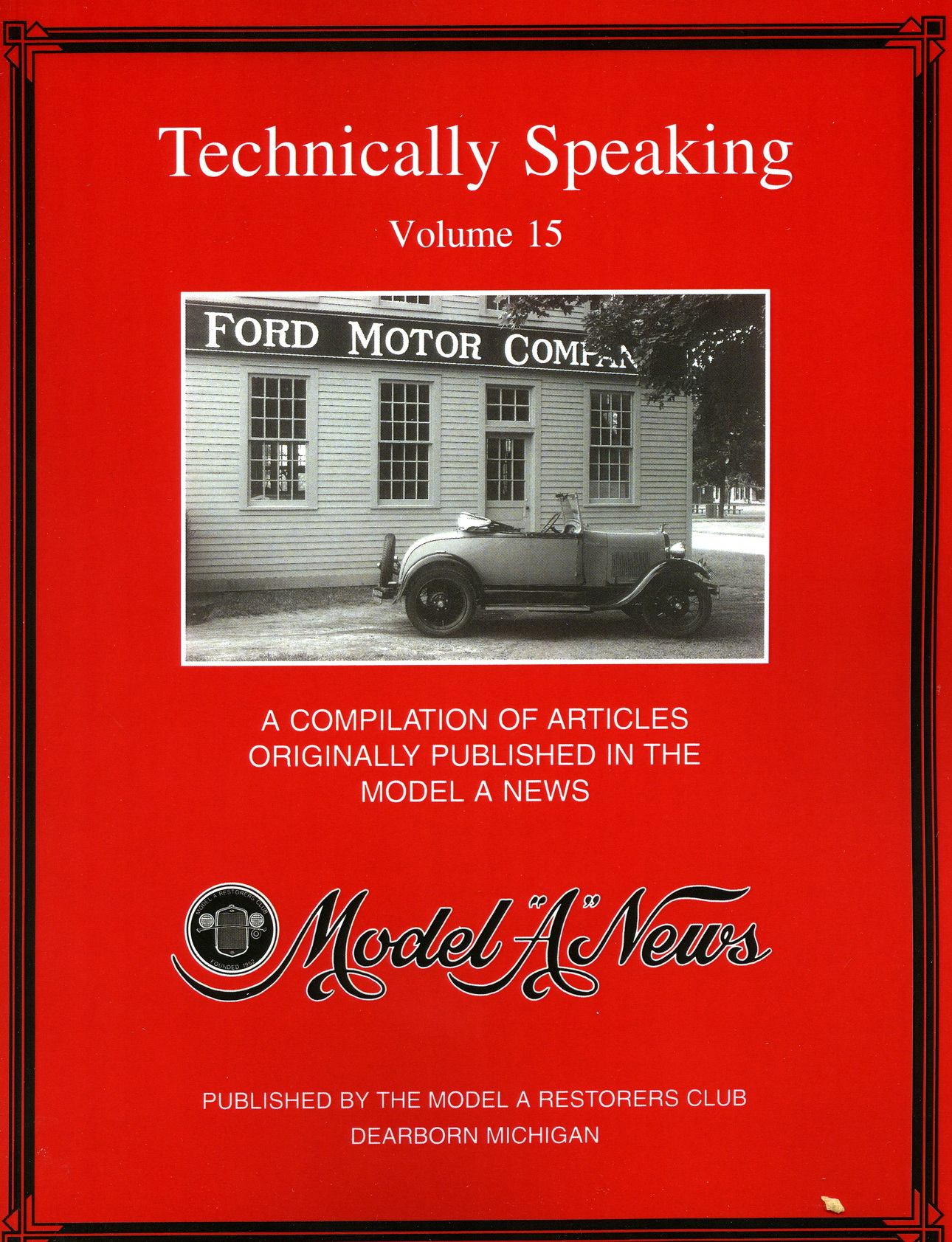 Publications - Ford Model A Restorers Club