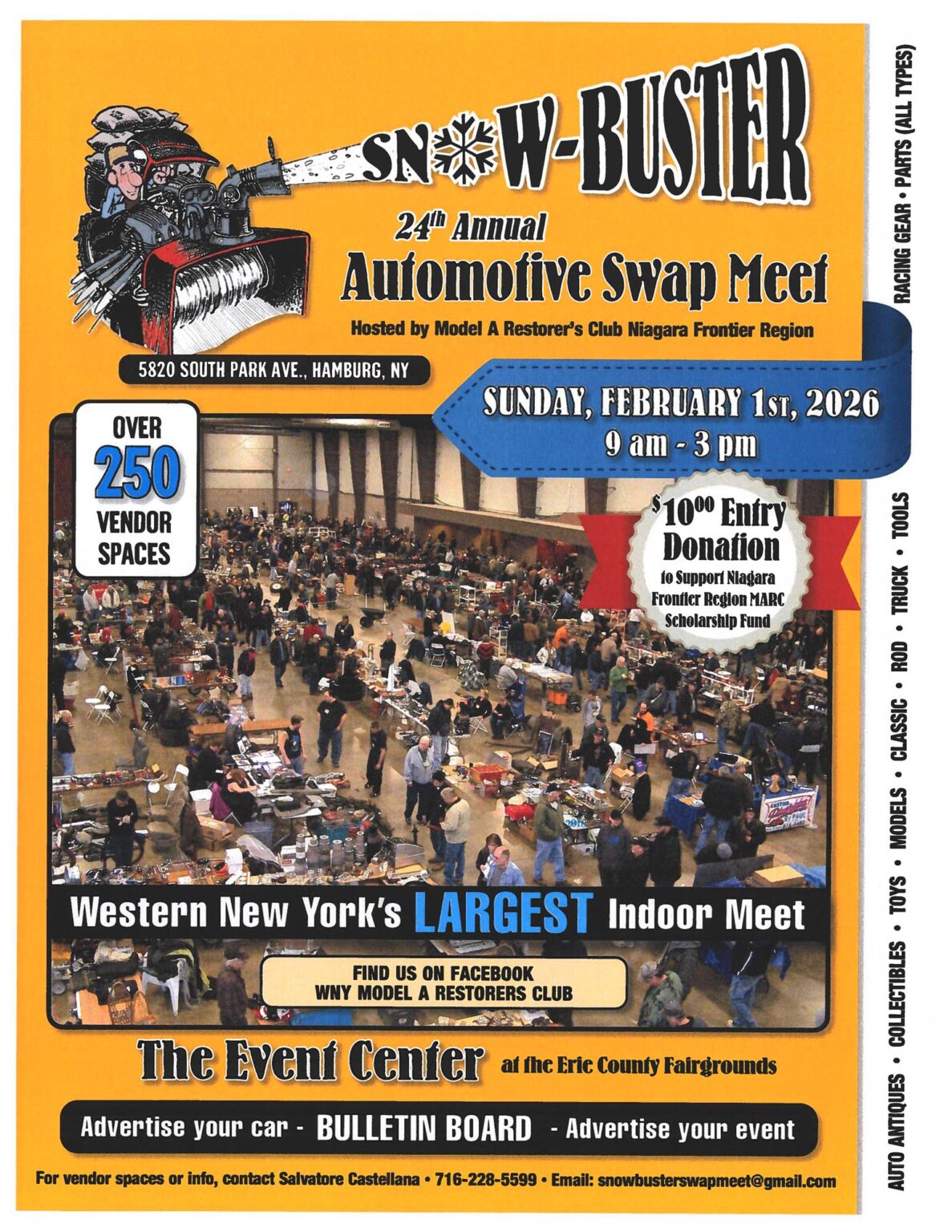 Snow Buster Automotive Swap Meet - Ford Model A Restorers Club