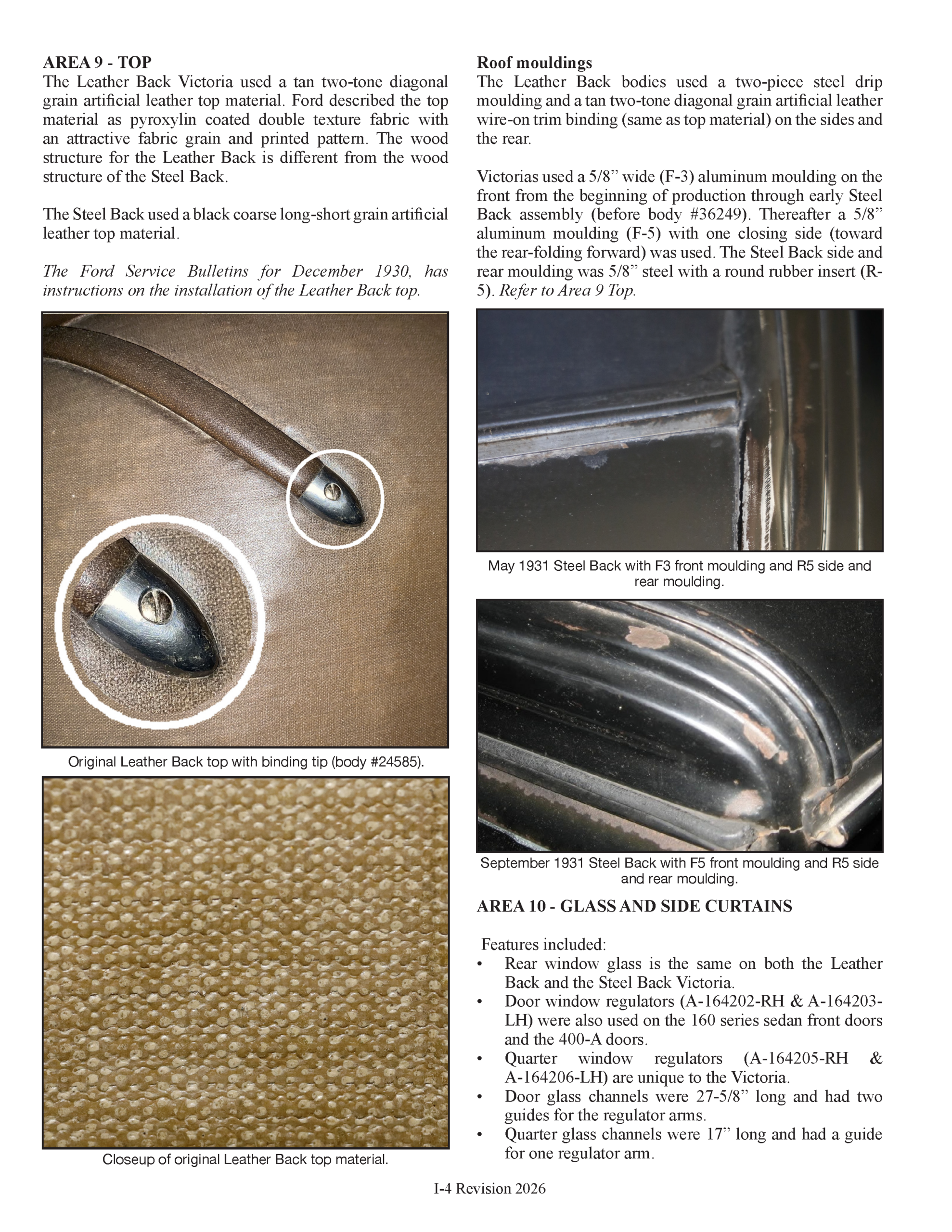 MODEL "A" RESTORATION GUIDELINES & JUDGING STANDARDS - Revision 5 ...